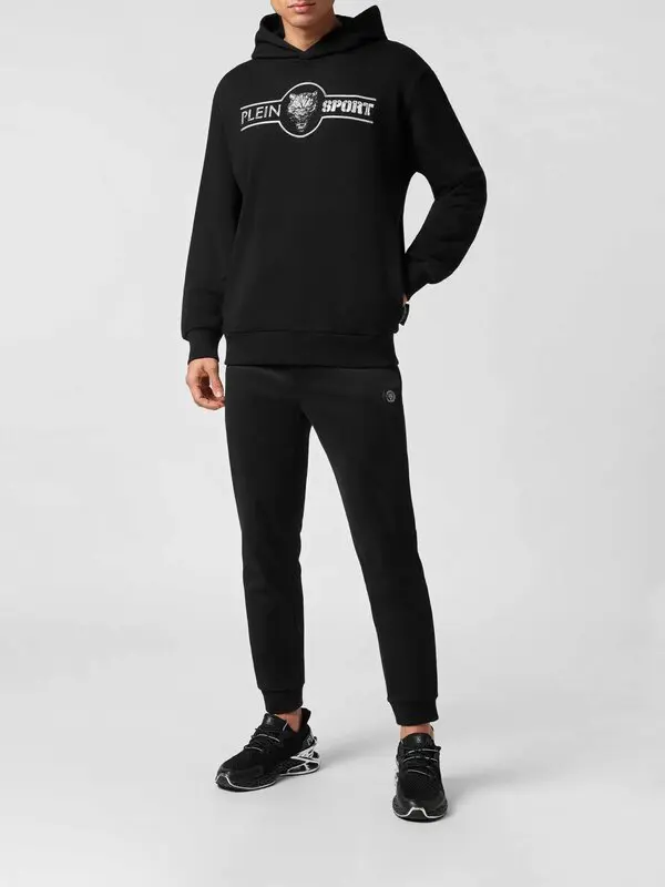 PLEIN SPORT Graphic Print Jersey Hoodie