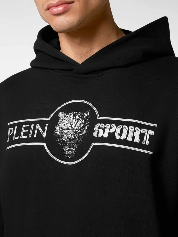 PLEIN SPORT Graphic Print Jersey Hoodie