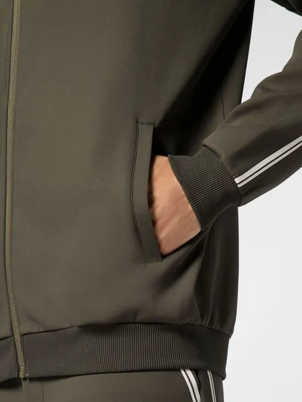 PLEIN SPORT Zip-up Track Jacket With Logo Detailing - Green