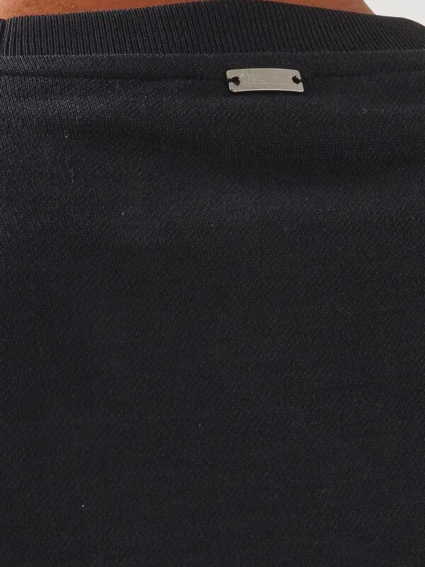 Herno Crew-neck Short-sleeved T-shirt In Cotton - Blue