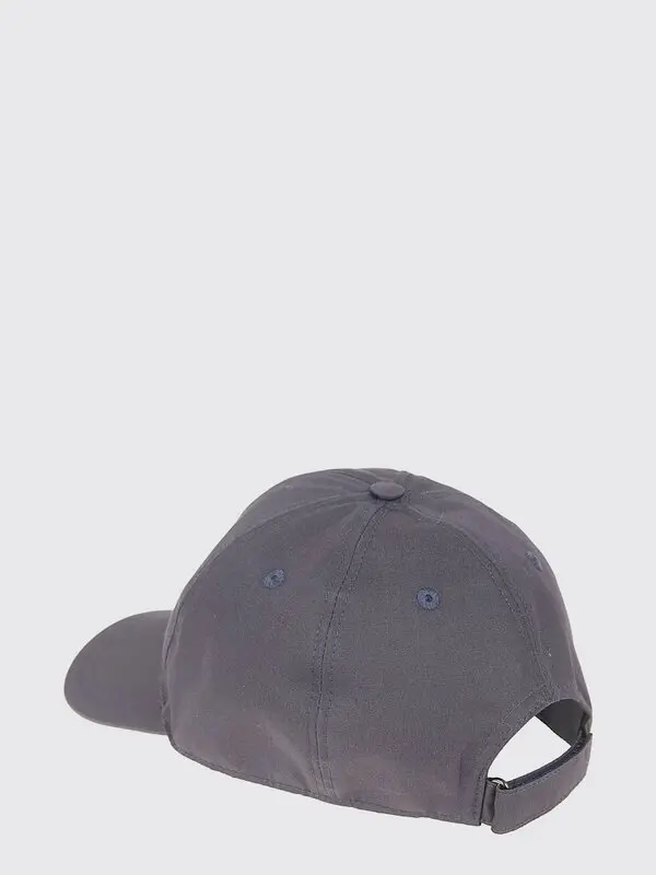 Herno Cotton Baseball Cap With Embroidered Logo - Blue