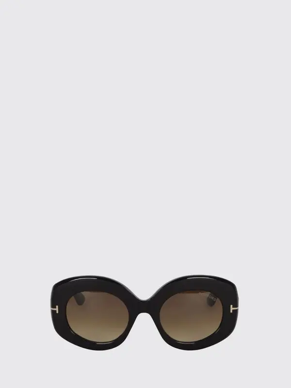 TOM FORD Aviator Acetate Sunglasses With Dark Lenses And Metal Logo