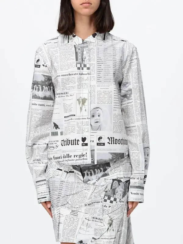 Moschino Printed Shirt - Grey