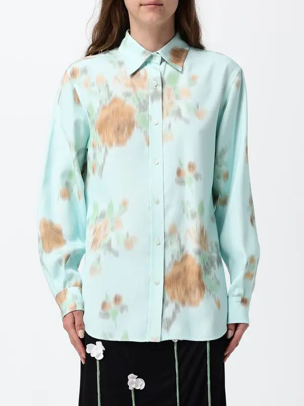 Moschino Printed Shirt - Gnawed Blue