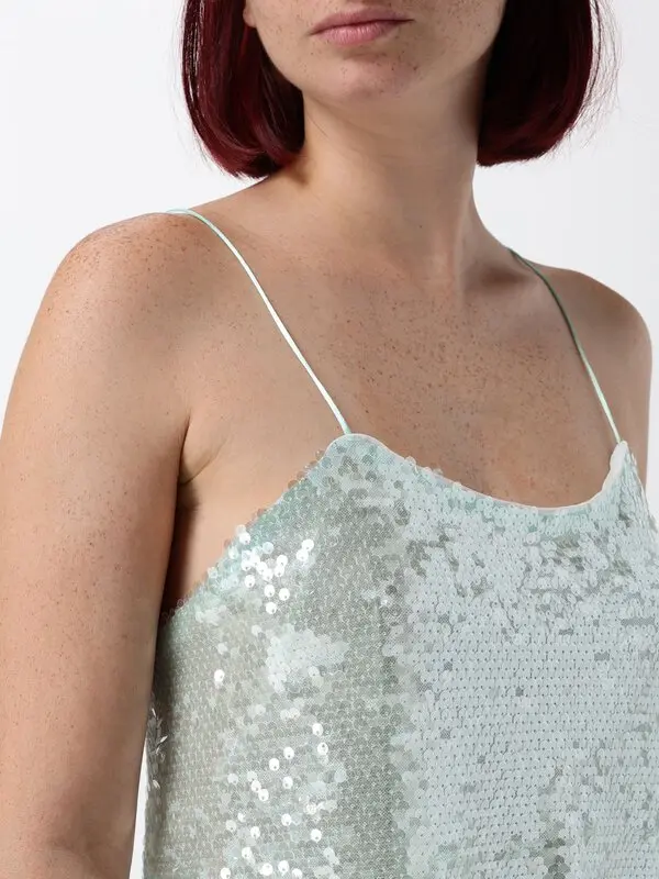FORTE_FORTE Sequin Camisole - Silver
