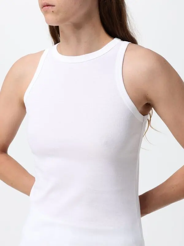 HERSKIND Ribbed Tank Top - White