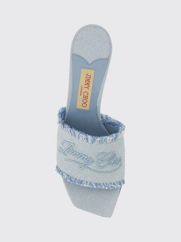 JIMMY CHOO Heeled Mules - Blue