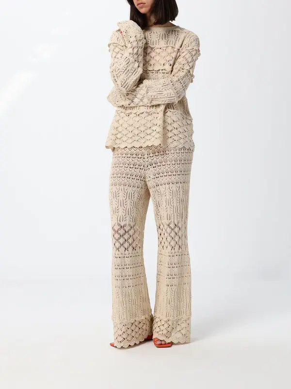 SEMICOUTURE Crochet Sweater
