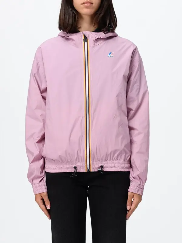 K-WAY Zip-up Hooded Jacket - Violet