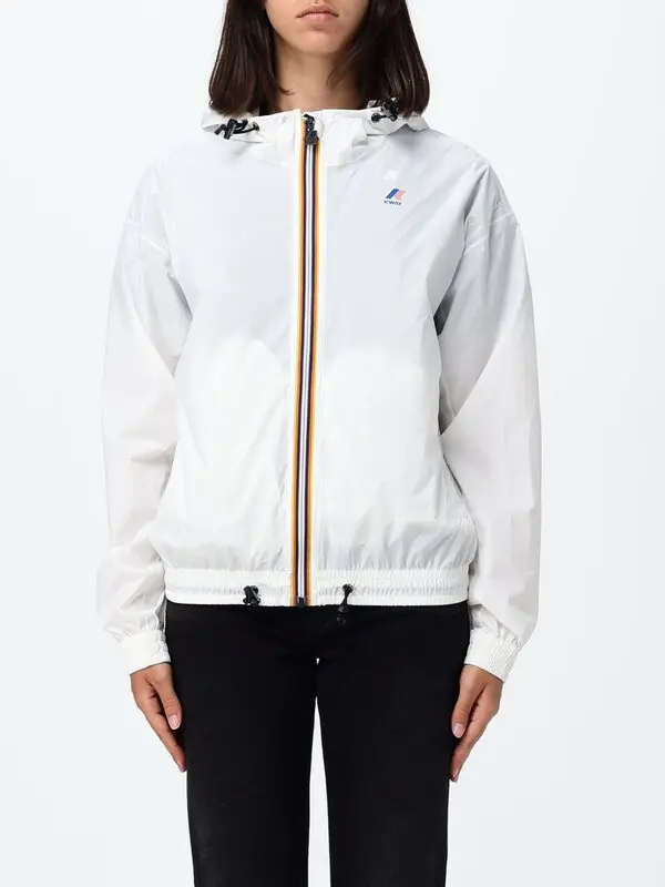 K-WAY Lightweight Zip-up Jacket - White