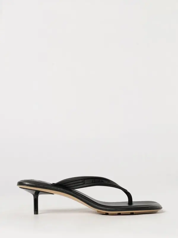 Bottega Veneta Rubber Thong Sandals With Stiletto Heel