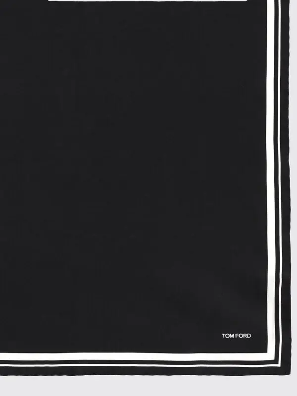 TOM FORD Pocket Square - Black