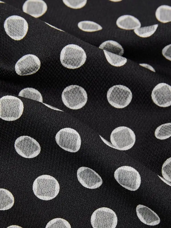 REISS Quadro Silk Geometric Medallion-print Pocket Square