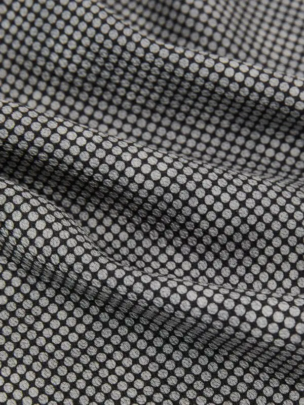 REISS Quadro Silk Geometric Medallion-print Pocket Square