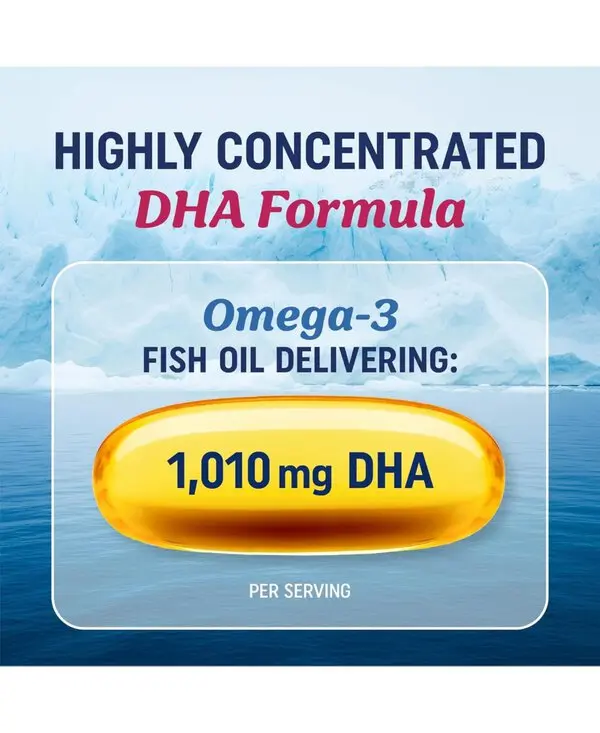 MAV NUTRITION High Dha Fish Oil Softgels