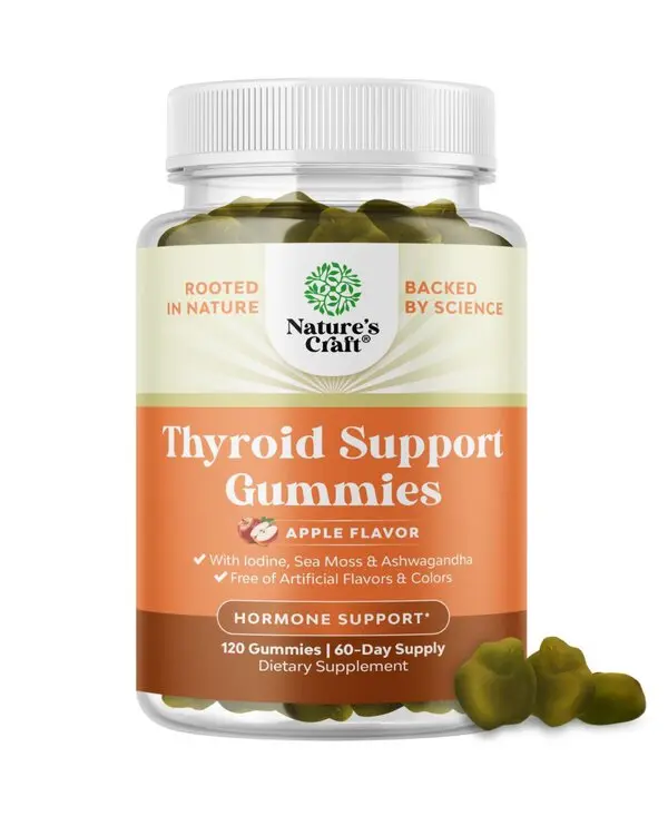 NATURE'S CRAFT Thyroid Support Gummies - No Color