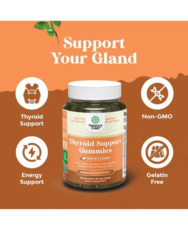 NATURE'S CRAFT Thyroid Support Gummies