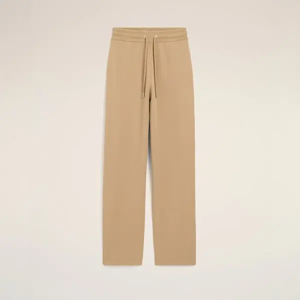 AMI Paris Beige Cotton Track Pants
