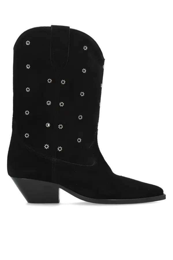 Isabel Marant Étoile Suede Heeled Ankle Boots "duerto