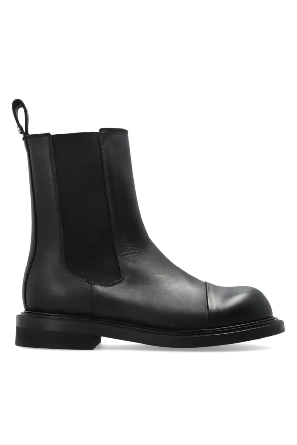 Moschino Leather Chelsea Boots