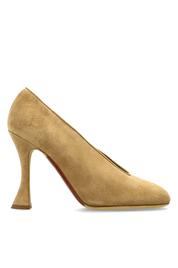 Moschino Suede Heeled Shoes