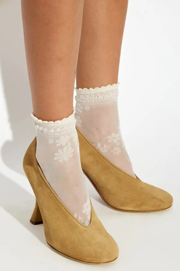Moschino Suede Heeled Shoes