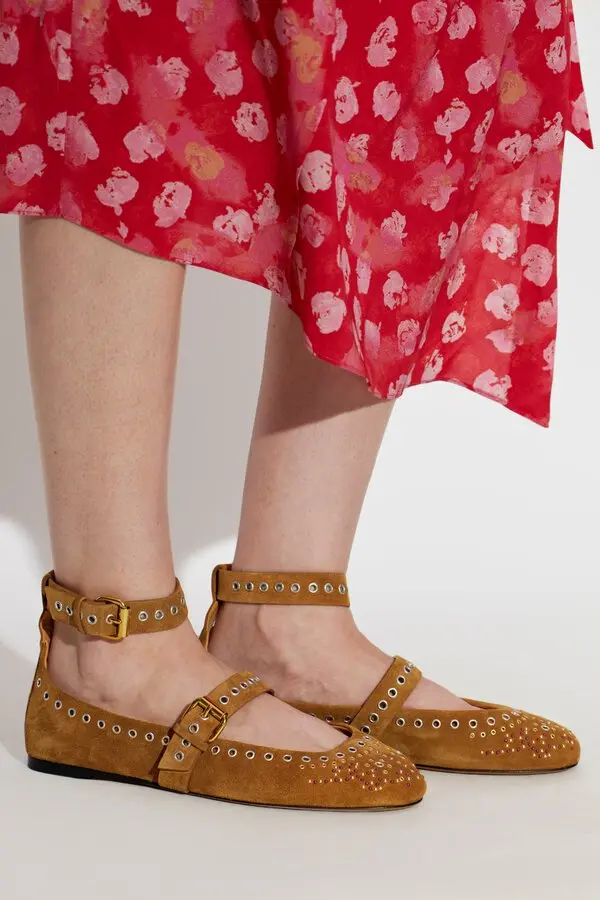 Isabel Marant Étoile Suede Ballet Flats `ylza