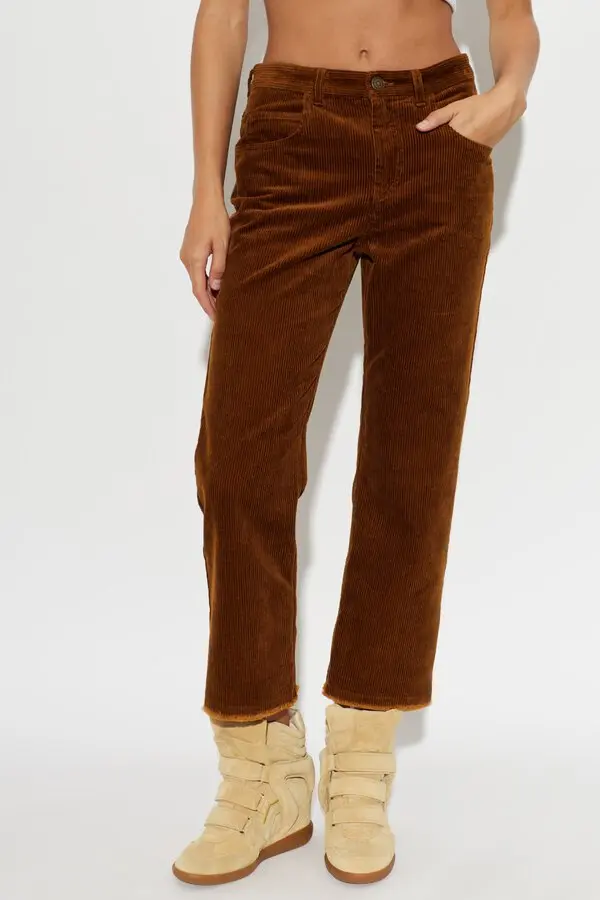 MARANT ETOILE Ruthie Corduroy Trousers