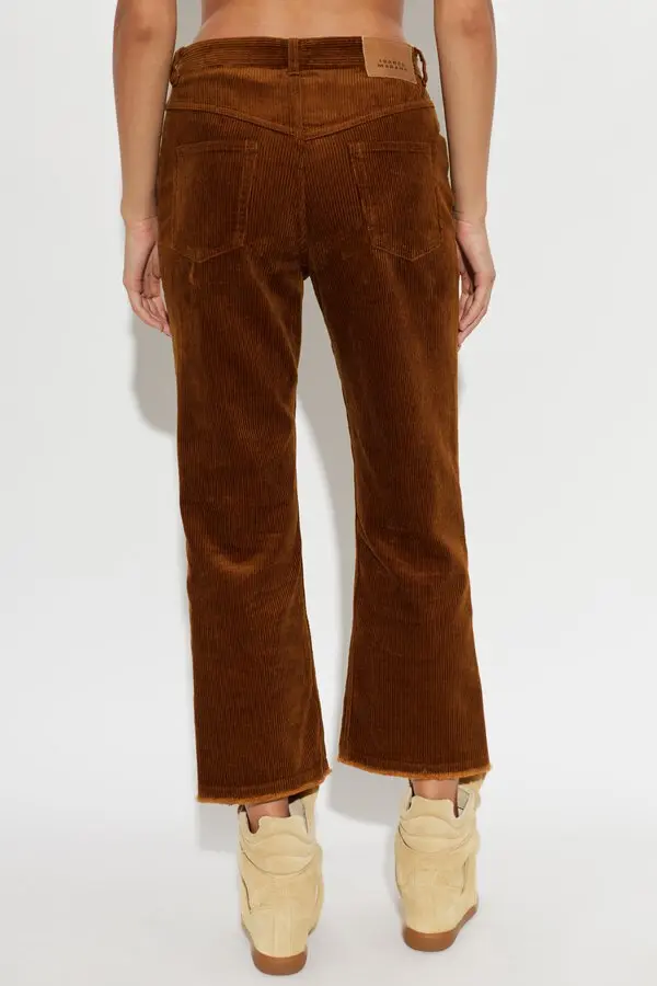 MARANT ETOILE Ruthie Corduroy Trousers