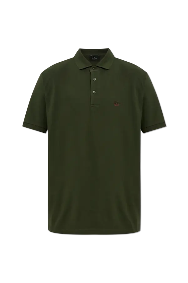 Etro Polo With Embroidered Logo
