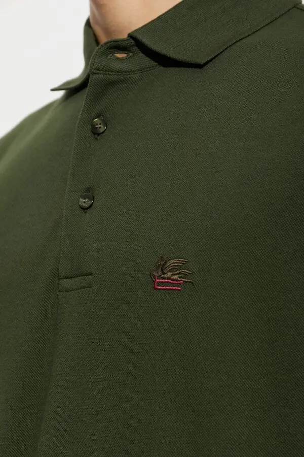 Etro Polo With Embroidered Logo