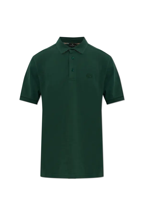 Etro Cotton Polo Shirt With Embroidered Logo