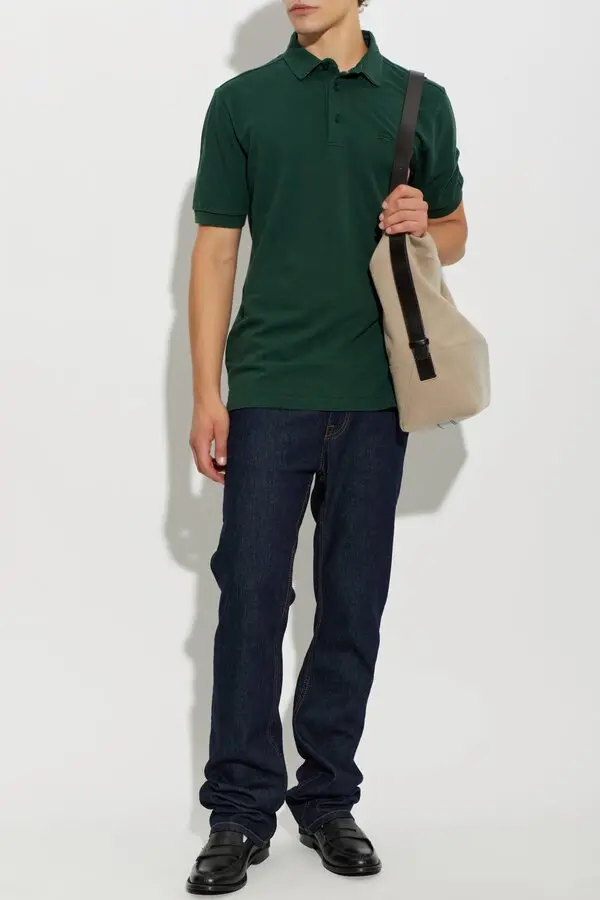 Etro Cotton Polo Shirt With Embroidered Logo