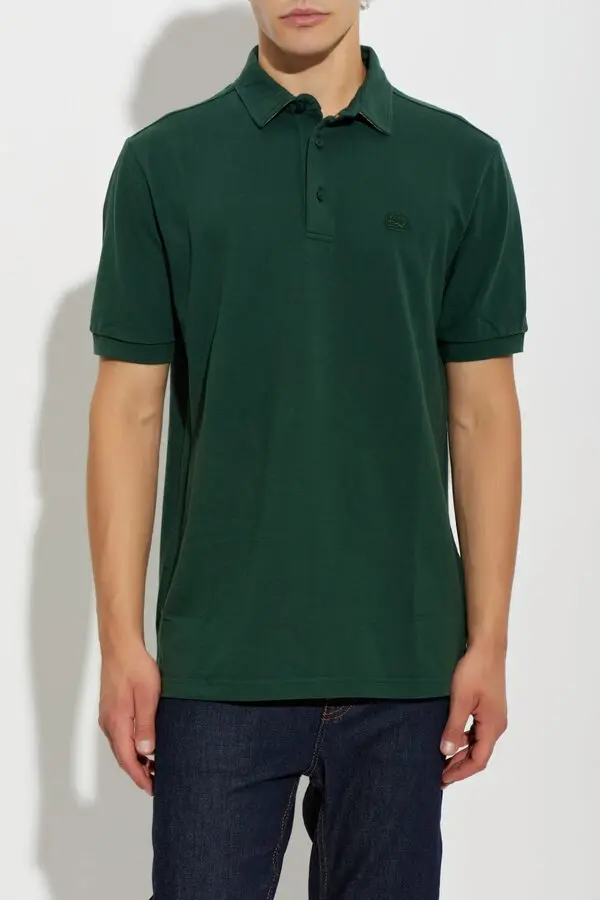 Etro Cotton Polo Shirt With Embroidered Logo
