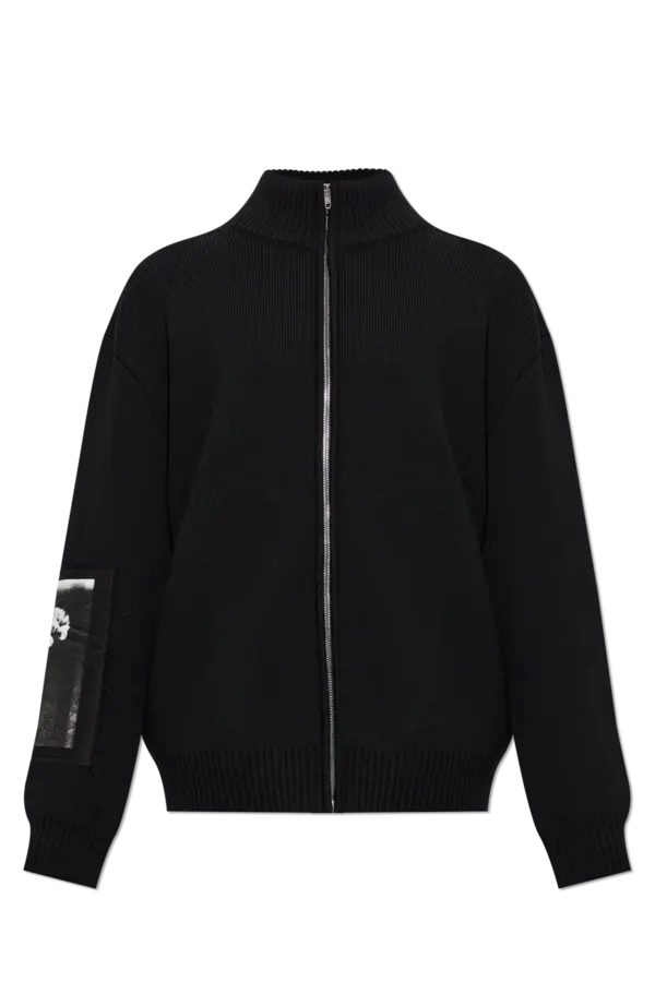 Balenciaga Wool Cardigan - Black