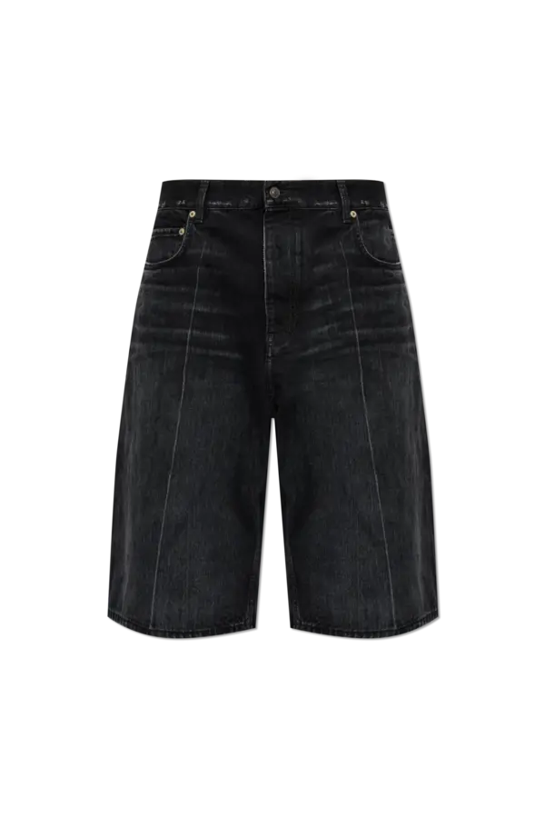 Balenciaga Denim Shorts - Black