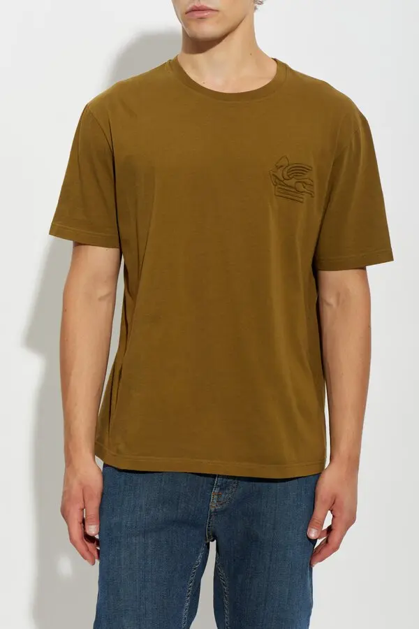 Etro T-shirt With Embossed Logo