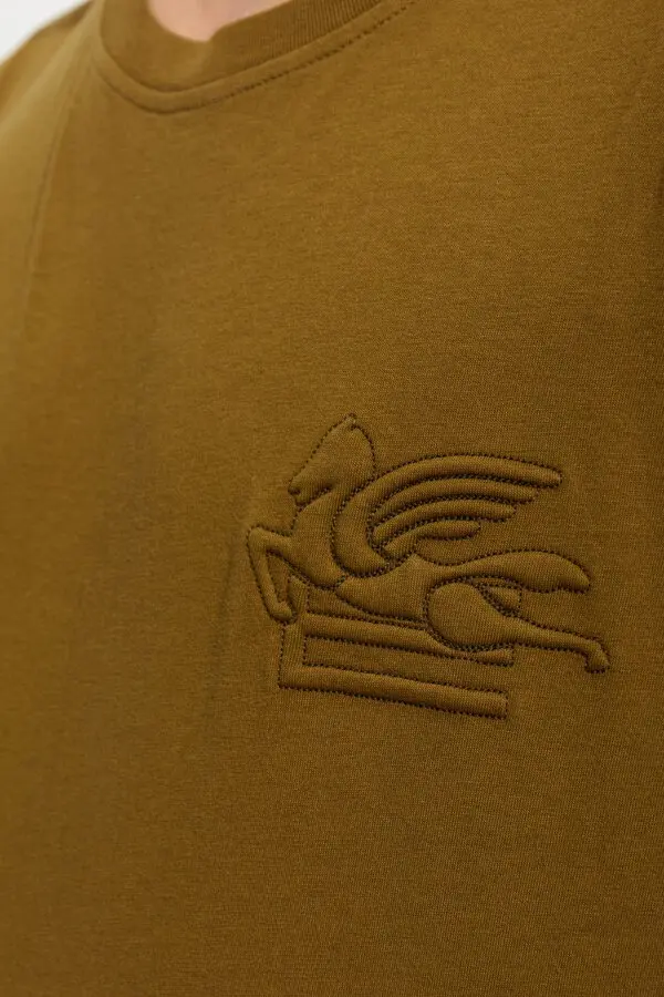 Etro T-shirt With Embossed Logo