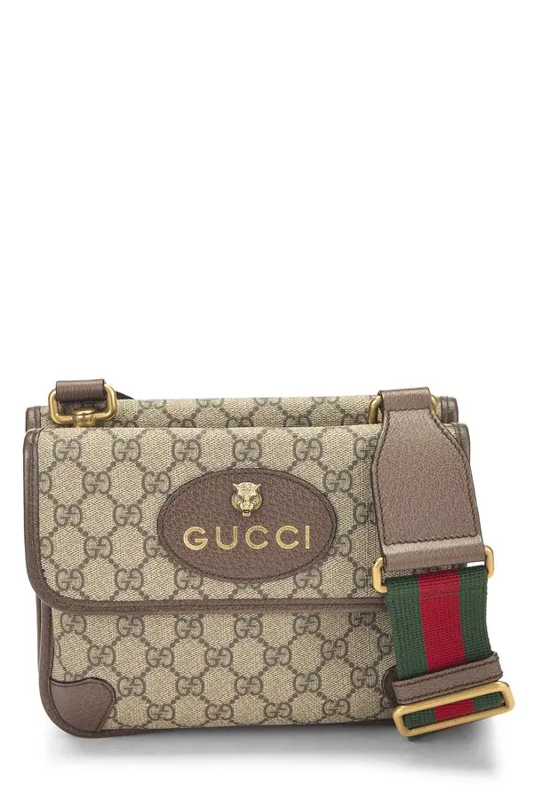 Gucci Gg Supreme Neo Vintage Messenger - Brown