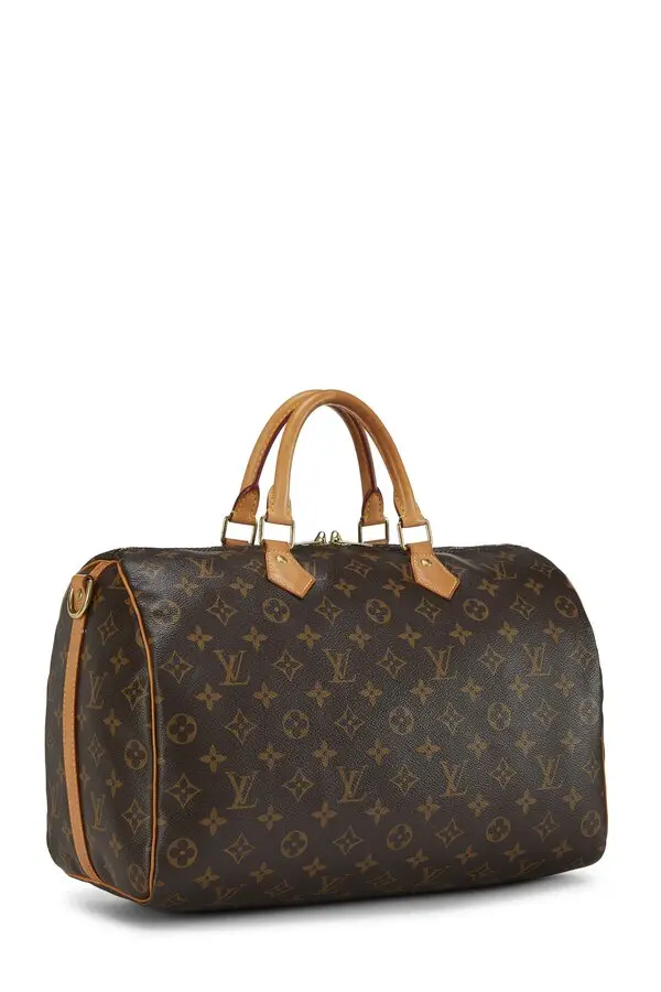 LOUIS VUITTON Speedy Bandouliere 35 Monogram Canvas Bag