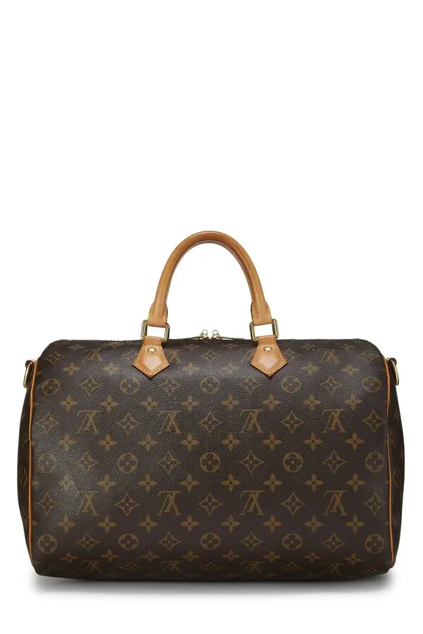 LOUIS VUITTON Speedy Bandouliere 35 Monogram Canvas Bag