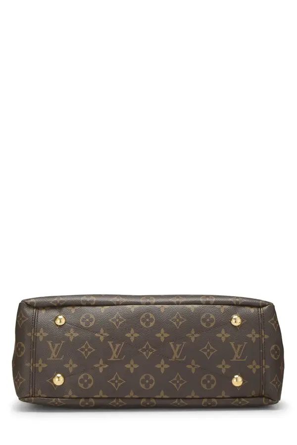 LOUIS VUITTON Monogram Canvas Pallas Nm Bag - Brown