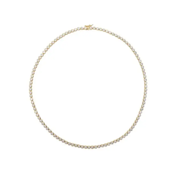 MISS CECILIA Gold / Silver Bubble Tennis Necklace - Gold/silver