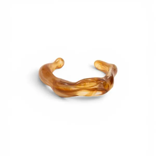 MISS CECILIA Neutrals Solea Bangle - Brown