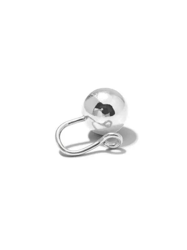 JAREDJAMIN Orbita Floating Sphere Ear Cuff - Silver