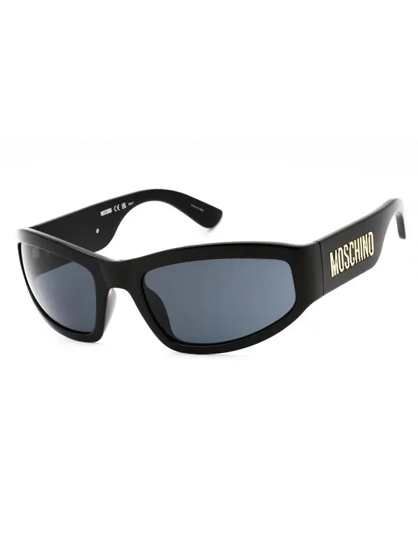 Moschino Oval Plastic Sunglasses