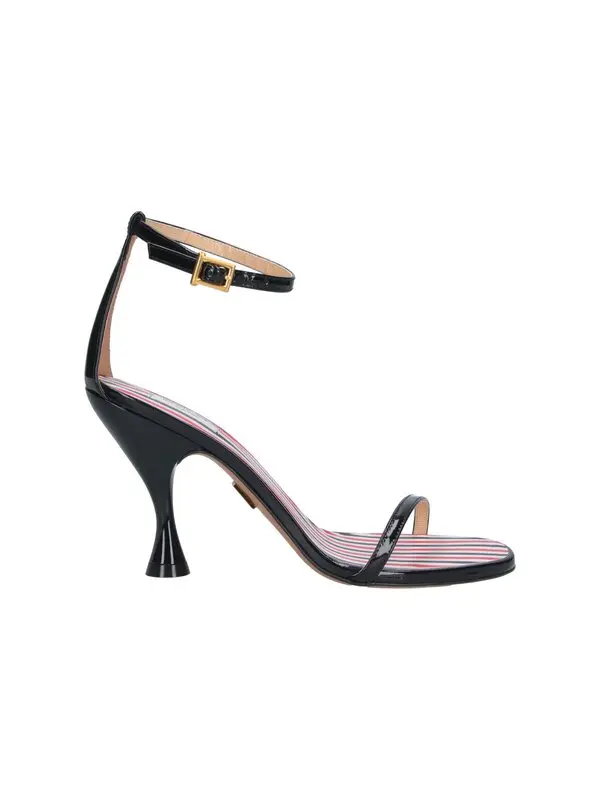 Thom Browne Patent Leather Ankle-strap High-heel Sandals