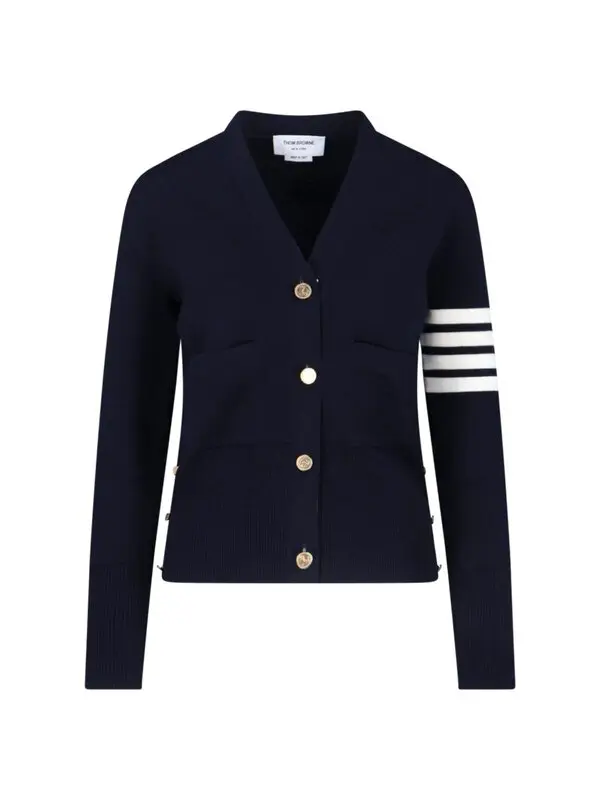 Thom Browne 100% Virgin Wool Crewneck Sweater