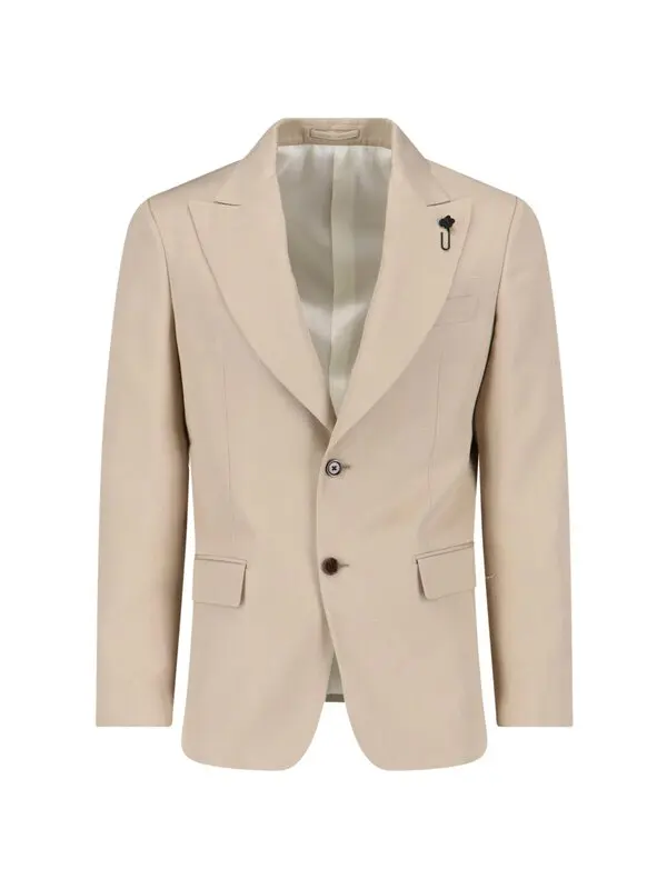 LARDINI Lightweight Viscose-silk Jacket For
