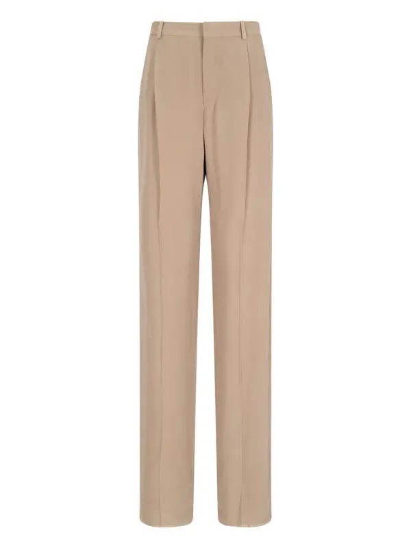 Saint Laurent High-waist Tailored Straight-leg Trousers